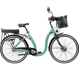E-Bike Tretwerk "Linea" Gr. 48, gr&uuml;n, Elektrofahrr&auml;der, 48cm, 28 Zoll (71,12cm), tiefer Einstieg