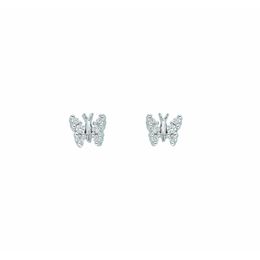 Adelia&acute;s Paar Ohrh&auml;nger ADELIA&acute;S "Ohrstecker Ohrringe 925 Silber mit Zirkonia", silber, Ohrringe, Jungen, Kinder, Silber 925 (Sterlingsilber), Silberohrringe