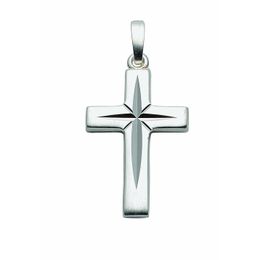 Adelia&acute;s Kette mit Anh&auml;nger ADELIA&acute;S "Damen & Herren 925 Silber Kreuz Anh&auml;nger", silber, Halsketten, Damen, Silber 925 (Sterlingsilber), Schmuckset - Set mit Halskette