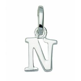 Adelia&acute;s Buchstabenanh&auml;nger ADELIA&acute;S "Buchstabenanh&auml;nger N 925 Silber", silber, Schmuckanh&auml;nger, Damen, N, Silber 925 (Sterlingsilber), Silberanh&auml;nger Buchstabe N