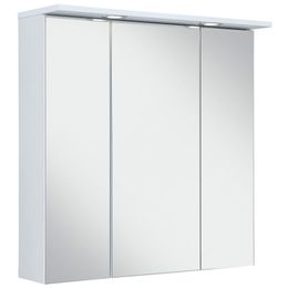 Spiegelschrank Schildmeyer "Spiegelschrank,melaminharzbeschichtet, Made in Germany, B: 70 cm", wei&szlig;, B:70cm H:72,3cm T:24cm, Schr&auml;nke, Spiegelschrank, Solide Verarbeitung - Dieses Produkt ist in Deutschland gefertigt