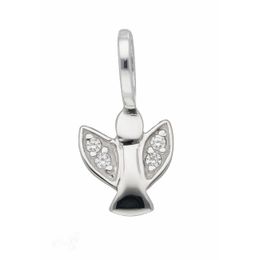 Adelia&acute;s Kettenanh&auml;nger ADELIA&acute;S "Engelanh&auml;nger 925 Silber mit Zirkonia", silber, Schmuckanh&auml;nger, Damen, mit Zirkonia, Silber 925 (Sterlingsilber), Kettenanh&auml;nger, Silberanh&auml;nger Engel