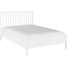Bettgestell OTTO HOME "Schlafzimmerm&ouml;bel M&ouml;bel Landhaus Einzelbett Doppelbett Stauraum YLVA", wei&szlig; (alpinwei&szlig;), B:148cm H:111cm L:209cm, Betten, Bettgestell, mit Sprossenkopfteil im Landhausstil MADE IN GERMANY