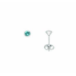 Adelia&acute;s Paar Ohrh&auml;nger ADELIA&acute;S "Ohrstecker Ohrringe 925 Silber mit Zirkonia", gr&uuml;n (silber), Ohrringe, Damen, Damen, Silber 925 (Sterlingsilber), Silberohrringe