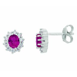 Adelia&acute;s Paar Ohrh&auml;nger ADELIA&acute;S "Ohrstecker Ohrringe 925 Silber mit Zirkonia", silber, Ohrringe, Damen, Damen, Silber 925 (Sterlingsilber), Silberohrringe