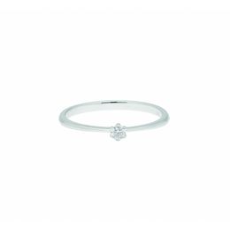 Adelia&acute;s Solit&auml;rring ADELIA&acute;S "Solit&auml;rring 925 Silber mit Zirkonia" Gr. 50, silber, Fingerringe, Damen, 50, Silber 925 (Sterlingsilber), Silberring Diamant