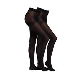 Feinstrumpfhose Camano "fine everyday", Damen, Gr. 38, schwarz, Obermaterial: 94% Polyamid, 6% Elasthan, unifarben, elastisch, Strumpfhosen Feinstrumpfhose, mit Komfortbund