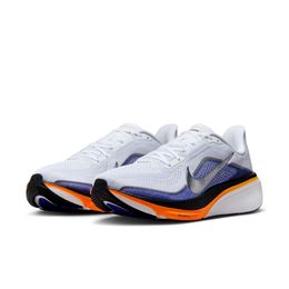 Laufschuh Nike "Nike Pegasus 42", Herren, Gr. 41, blau (wei&szlig;, metallic silber, lapis, total orange), Synthetik, Textil, Schuhe Laufschuh