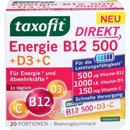 MCM KLOSTERFRAU Vertr. GmbH Taxofit Energie B12 500+D3+C Direkt Granulat 20 St