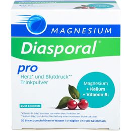Magnesium Diasporal pro Herz und Blutdruck Pulver 30 St