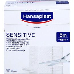Beiersdorf AG Hansaplast Sensitive Pflaster 6 cmx5 m Rolle 1 St