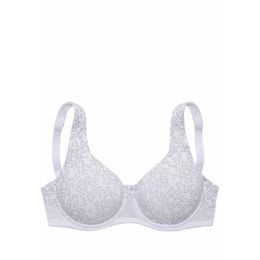 Nuance By Lascana BH Damen Gr&ouml;&szlig;e 75 taupe / wei&szlig;