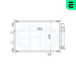 ERA Kondensator, Klimaanlage 667176 f&uuml;r Ford