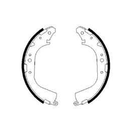 Bosch Bremsbackensatz 0986487354 f&uuml;r TOYOTA