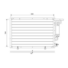 Valeo Kondensator, Klimaanlage 822693 f&uuml;r Ford