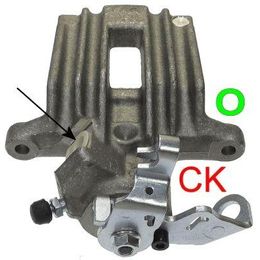 TEXTAR Bremssattel 38035400 f&uuml;r VW