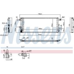 NISSENS Kondensator, Klimaanlage 941334 f&uuml;r TOYOTA