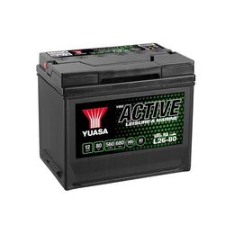 Yuasa Starterbatterie YBX ACTIVE LEISURE & MARINE 12 V, 80 Ah, 560 A l2680 12V 68Ah 560A