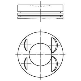 Mahle Kolben 021pi00127001