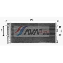 AVA QUALITY COOLING Kondensator, Klimaanlage fd5659d f&uuml;r LINCOLN Ford