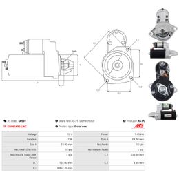 AS-PL Starter s0507 f&uuml;r Peugeot Ford