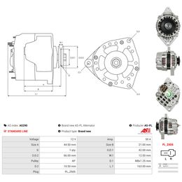 AS-PL Generator a5290 f&uuml;r MITSUBISHI