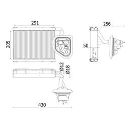 Mahle Verdampfer, Klimaanlage BEHR HELLA SERVICE *** PREMIUM LINE ae159000p f&uuml;r ROLLS-ROYCE BMW (BRILLIANCE)
