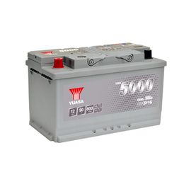 Yuasa Starterbatterie YBX5000 SMF Silver High Performance 12 V, 90 Ah, 800 A ybx5116 12V 68Ah 800A f&uuml;r Opel Vaughall