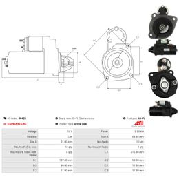AS-PL Starter s0420 f&uuml;r Ford