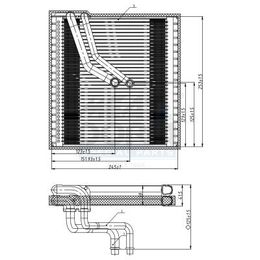 MEAT & DORIA MEAT & DORIA Verdampfer, Klimaanlage 997107 f&uuml;r VAG SEAT