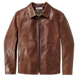 HACK Lederwaren Hack Lederware Herren-Pferdelederjacke Pull-up