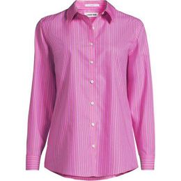 LANDS' END B&uuml;gelfreie Baumwoll-Bluse in Plus-Gr&ouml;&szlig;e, Damen, size: plus, Rot, Baumwolle, by Lands' End