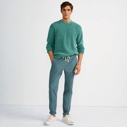 LANDS' END Schlupfbund-Chino, Herren,  Blau, Baumwolle/Leinen, by Lands' End