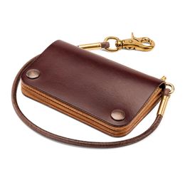 Timeless Leather Craftsmanship Rindleder-Geldb&ouml;rse