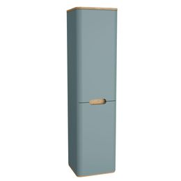 Vitra Sento Hochschrank mit W&auml;schekorb T&uuml;ranschlag rechts Fjordgr&uuml;n Matt,65909 65909
