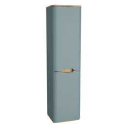 Vitra Sento Hochschrank mit W&auml;schekorb T&uuml;ranschlag links Fjordgr&uuml;n Matt,65908 65908