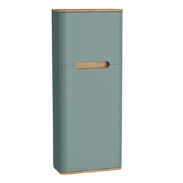 Vitra Sento Hochschrank Compact 2 T&uuml;ren T&uuml;ranschlag rechts 50 x 22 x 122 cm Fjordgr&uuml;n Matt,66156 66156