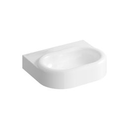Vitra Liquid Waschtisch 60 cm ohne Hahnloch ohne &Uuml;berlaufloch Wei&szlig; Hochglanz,7316B403-0016 7316B403-0016