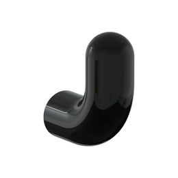 Vitra Liquid Handtuchhaken Wandmontage Ausladung 8 cm Schwarz Hochglanz,A4456839 A4456839