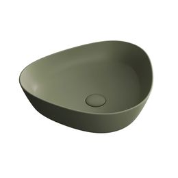 Vitra Plural Aufsatzschale flach asymmetrisch 47 x 40 x 13 cm Moos Matt,7812B475-0016 7812B475-0016