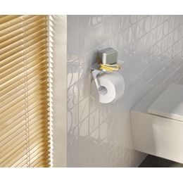 Emco trend Accessoires-Set, 2-teilig, Papierhalter und Ablage, chrom, 029800104 029800104