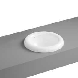 Vitra Liquid Einbauschale rund d: 40 cm Wei&szlig; Hochglanz mit Oberfl&auml;chenveredelung,7311B403-0016 7311B403-0016
