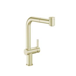 KWC BEVO E K&uuml;che Auszugbrause A 230 mm seitenbedient, brushed gold,3600018040 3600018040