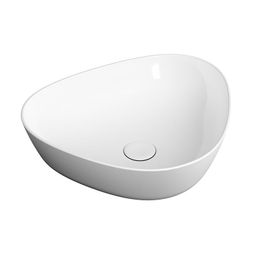 Vitra Plural Aufsatzschale flach asymmetrisch 47 x 40 x 13 cm Wei&szlig; Hochglanz,7812B403-0016 7812B403-0016