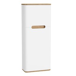 Vitra Sento Hochschrank Compact 2 T&uuml;ren T&uuml;ranschlag links 50 x 22 x 122 cm Wei&szlig; Matt,66150 66150