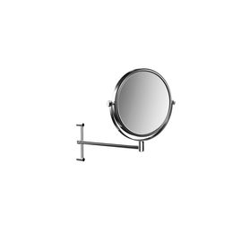 Emco Kosmetikspiegel pure 1-armig, h&ouml;henverstellbar, 1-/3-fach, rund D: 200 mm, chrom, 109400111 109400111