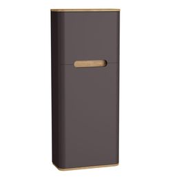 Vitra Sento Hochschrank Compact 2 T&uuml;ren T&uuml;ranschlag links 50 x 22 x 122 cm Anthrazit Matt,66151 66151