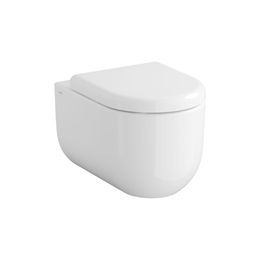 Vitra Liquid Wand-WC mit Bidetfunktion Vitra Flush 2.0 ohne Sp&uuml;lrand Tiefsp&uuml;ler Wei&szlig;,7321B403-0090 7321B403-0090