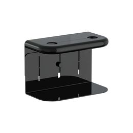 Vitra Liquid Doppel-Seifenspenderhalter Wandmontage Breite 20 cm Schwarz Hochglanz,A4456739 A4456739