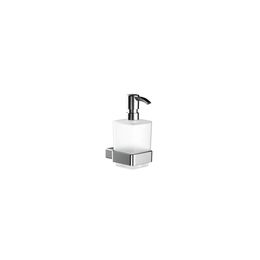 Emco Loft Seifenspender, Glasteil satiniert, Kunststoff pumpe, chrom, 052100101 052100101